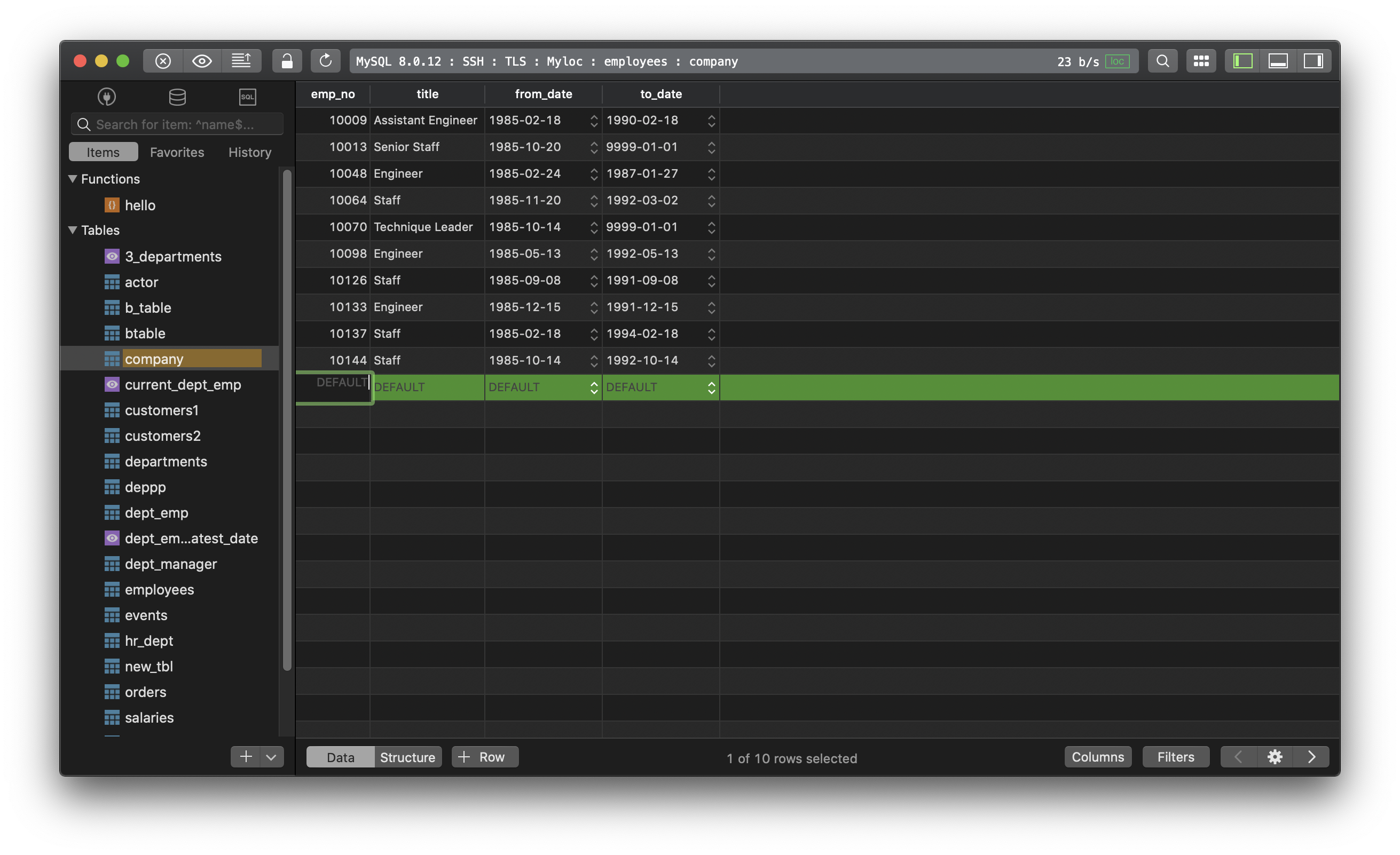 How To Insert New Records Into A Table In MySQL TablePlus