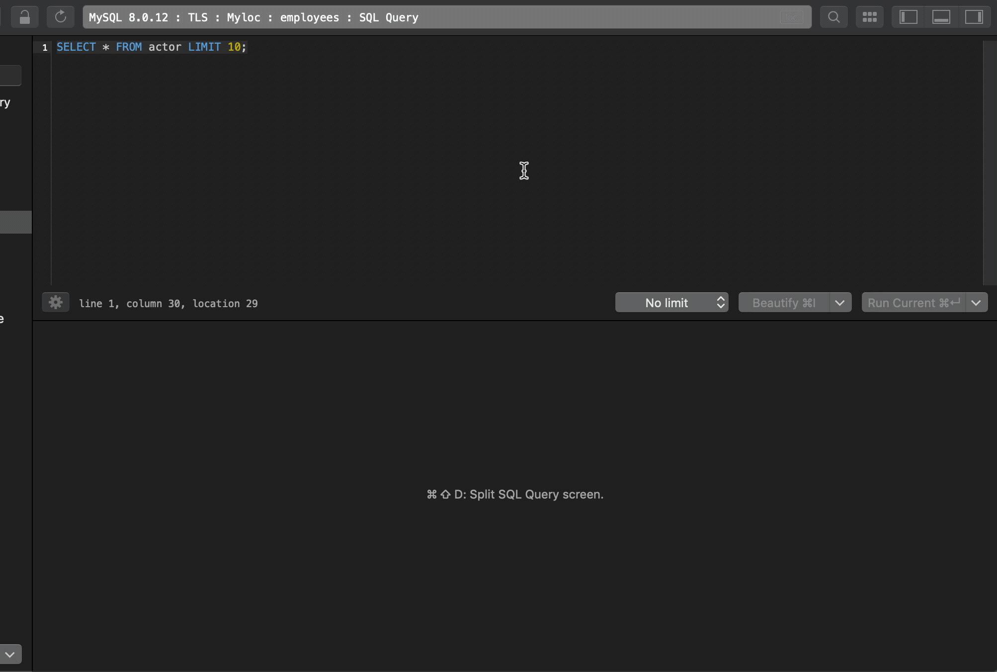 Multi cursors in TablePlus’s Query Editor | TablePlus
